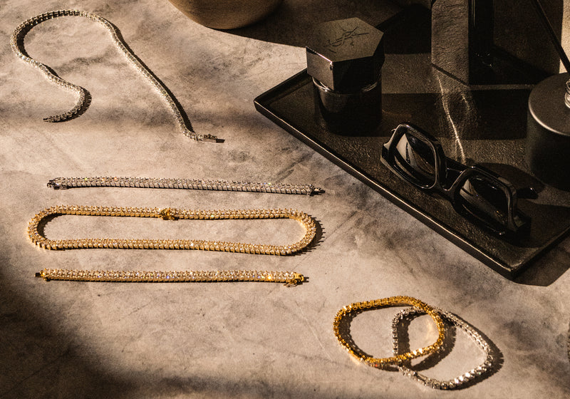 Mamba Tennis Chain - Gold