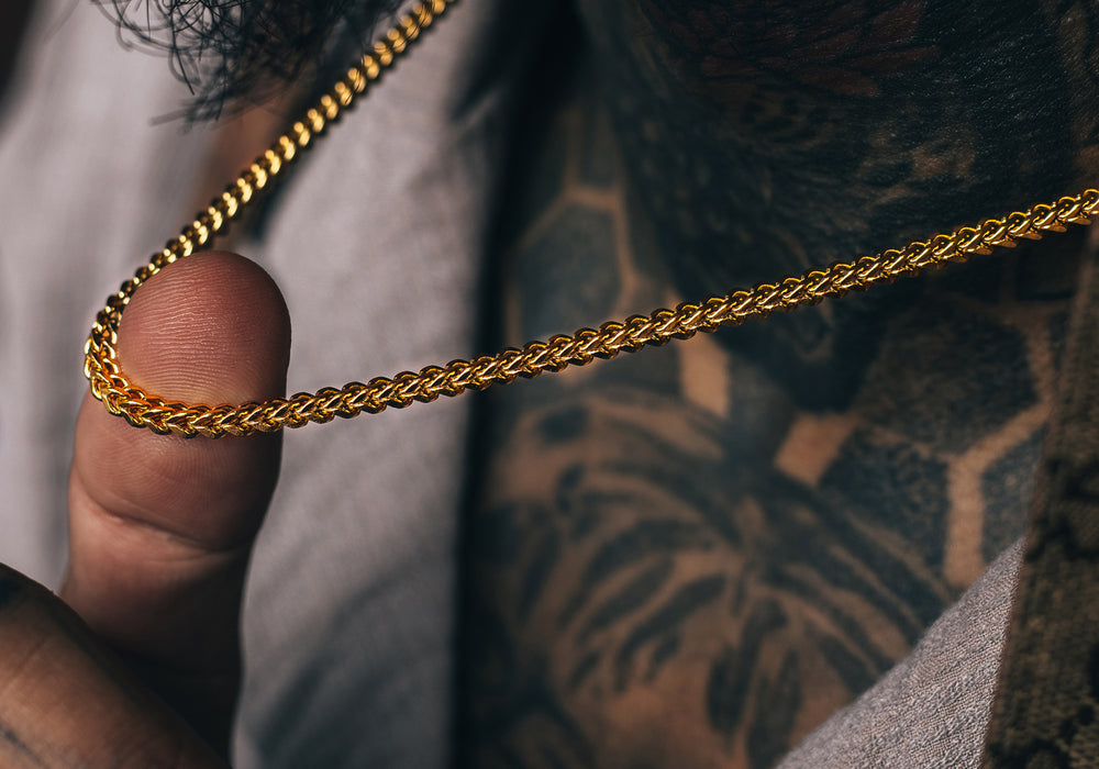 Franco Chain Stack (3mm) - Gold