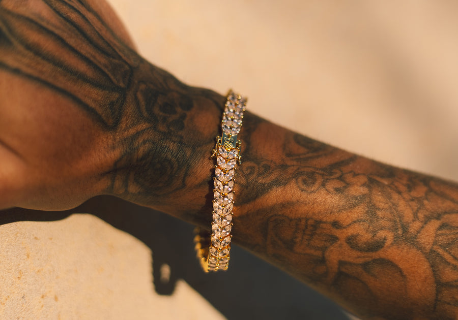 Mamba Tennis Chain - Gold