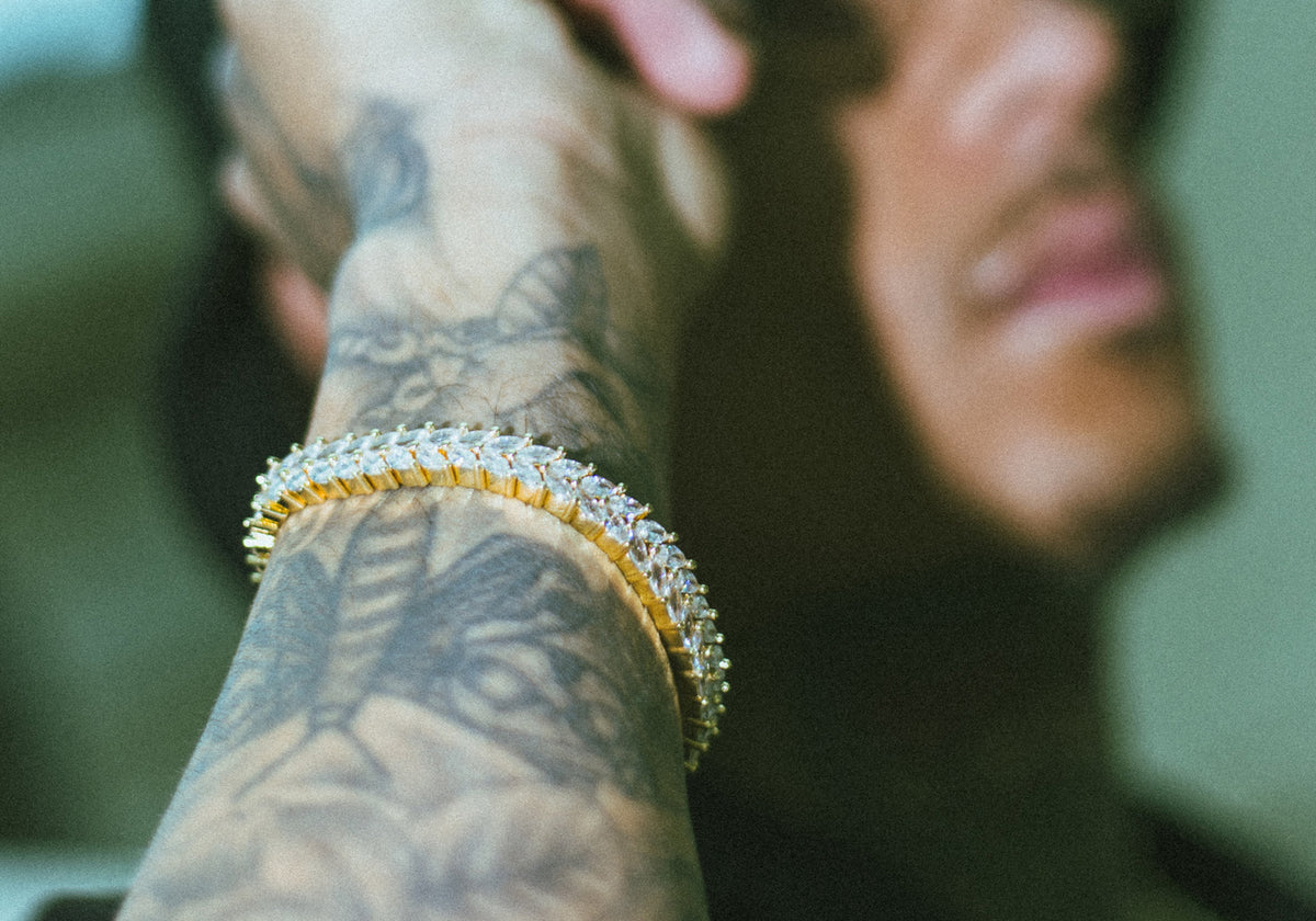 Mamba Tennis Chain - Gold