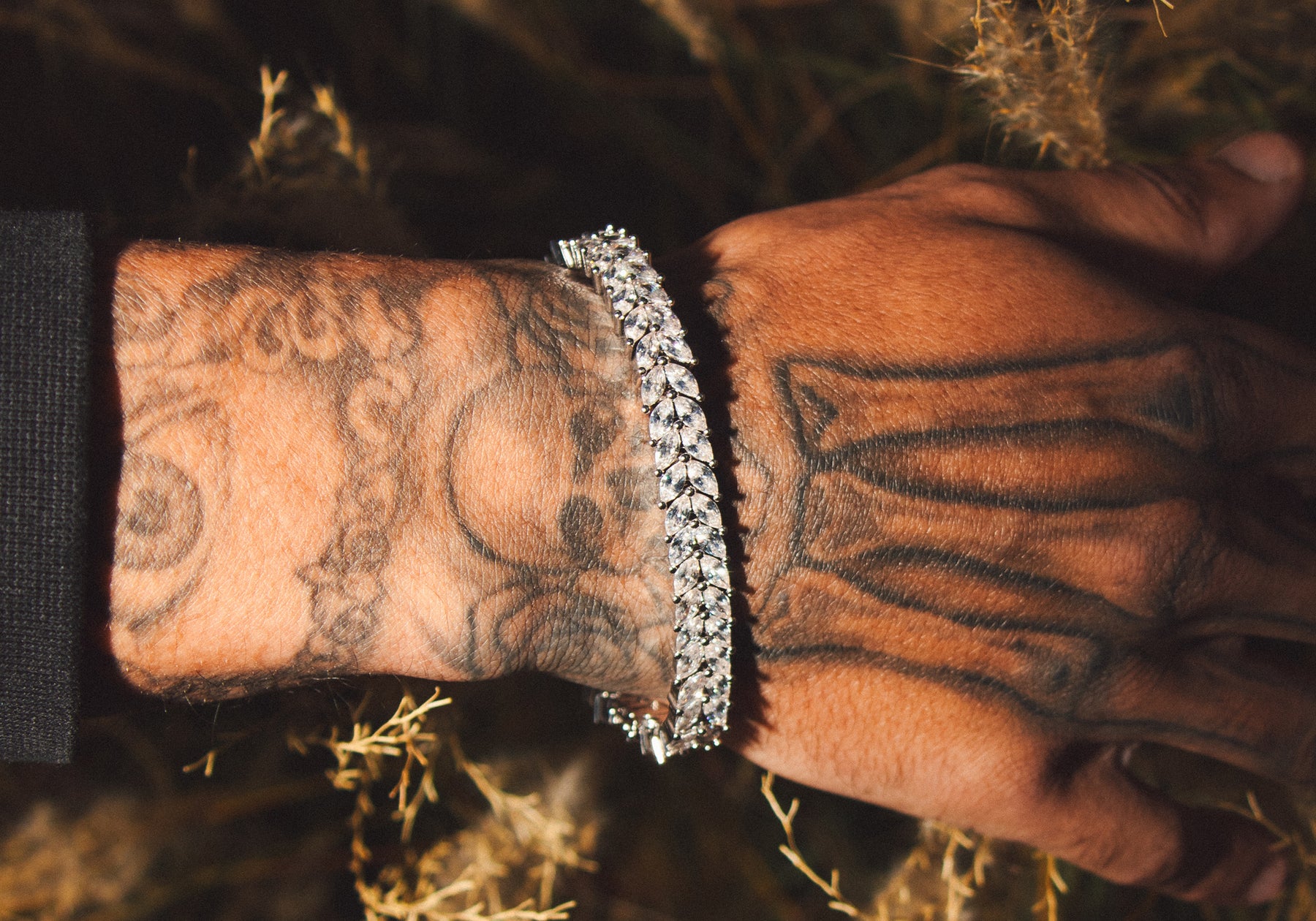 Mamba Tennis Chain - Silver