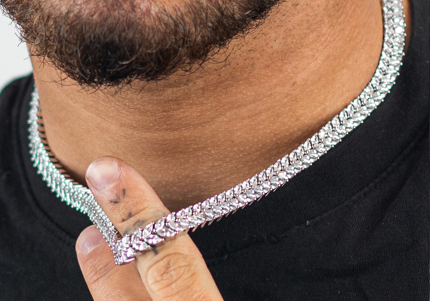 Mamba Tennis Chain - Silver