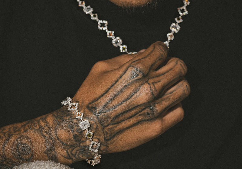 Midas Gemstone Chain - Silver