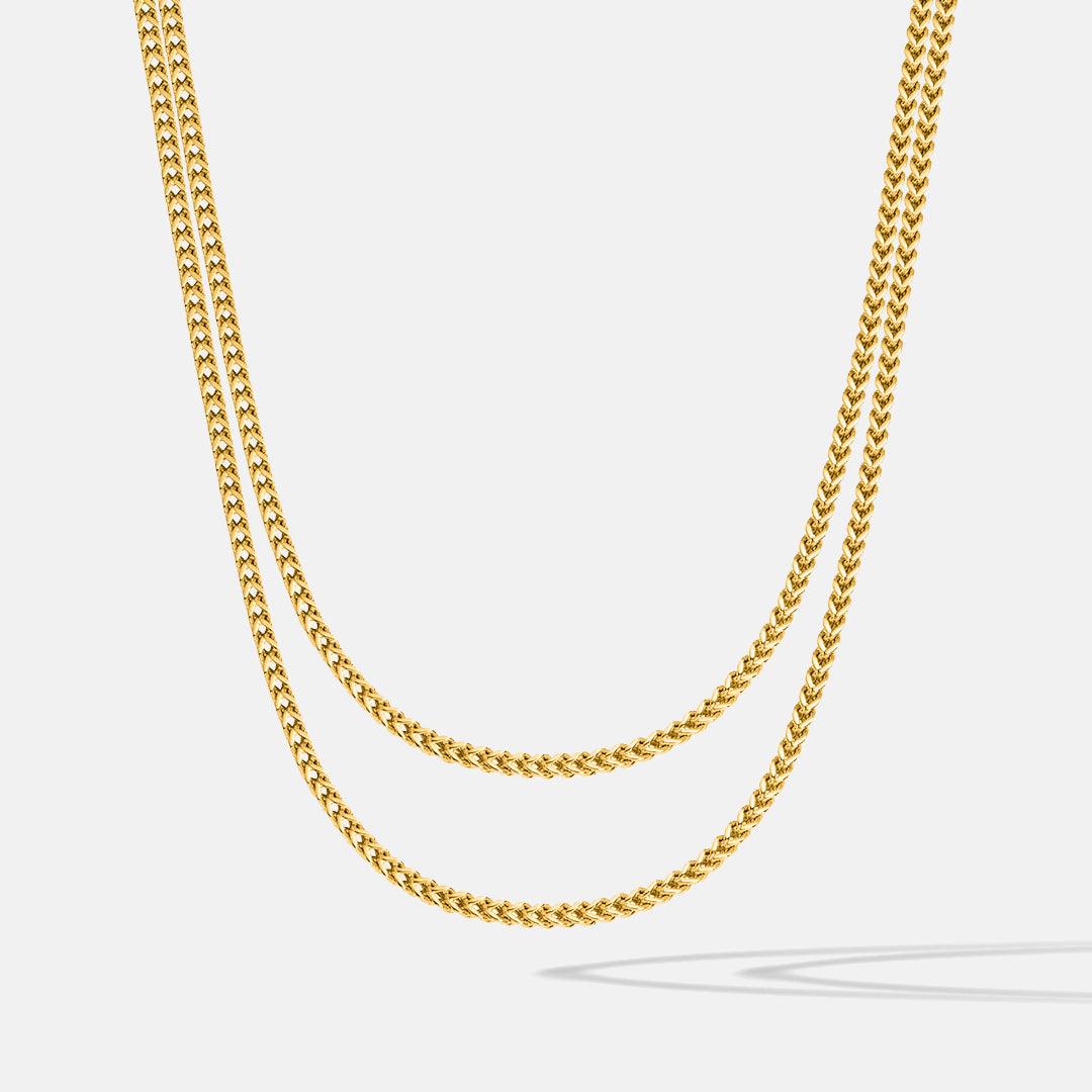 Franco Chain Stack (3mm) - Gold